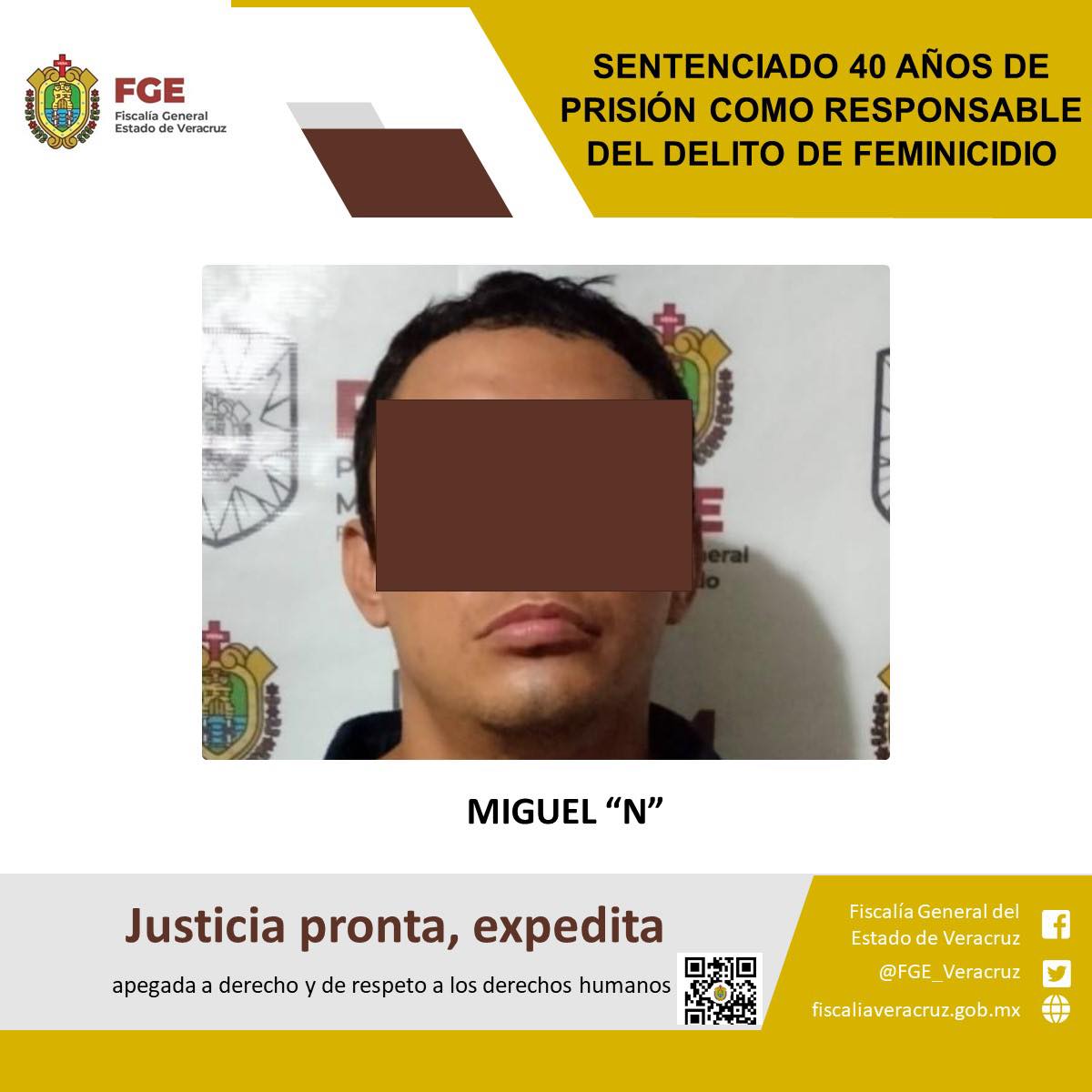 Sentencian a 40 de prisión por feminicidio en Poza Rica – EntrePalabras